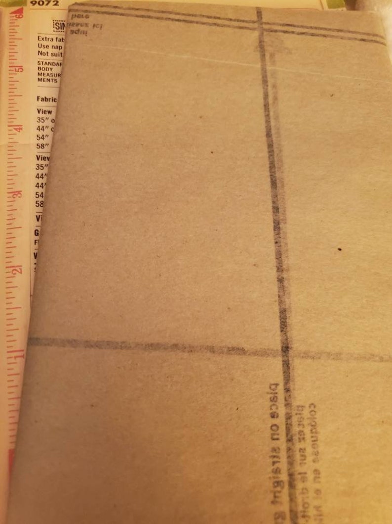 RARE Simplicity 9072 Sewing Pattern Jiffy Dress Sixties Size - Etsy