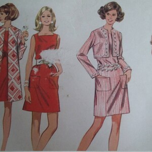 UNCUT and FF Pattern Pieces Vintage Mccalls 9713 Sewing Pattern Size 12 ...