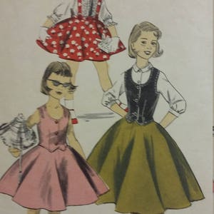 Vintage Advance 8101 Sewing Pattern Size 10 School Separates: Blouse ...