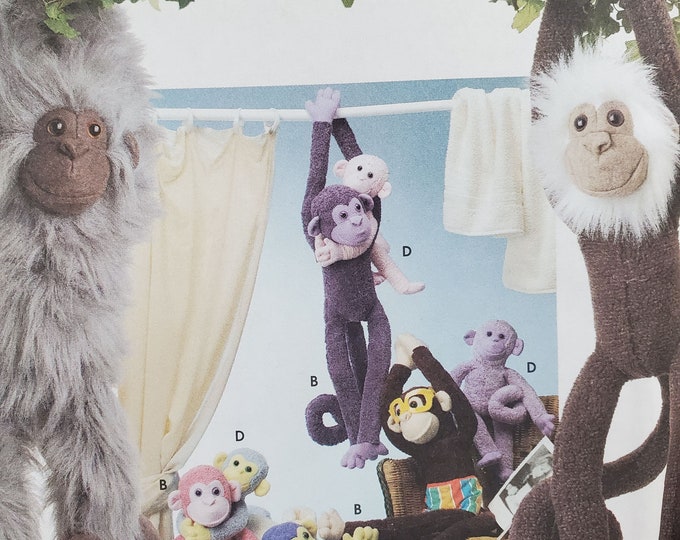 Simplicity 9526 Sewing Pattern Longia Miller Design One Size Monkeys in ...