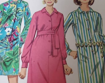 RARE Simplicity 9072 Sewing Pattern Jiffy Dress Sixties Size 16 - Etsy