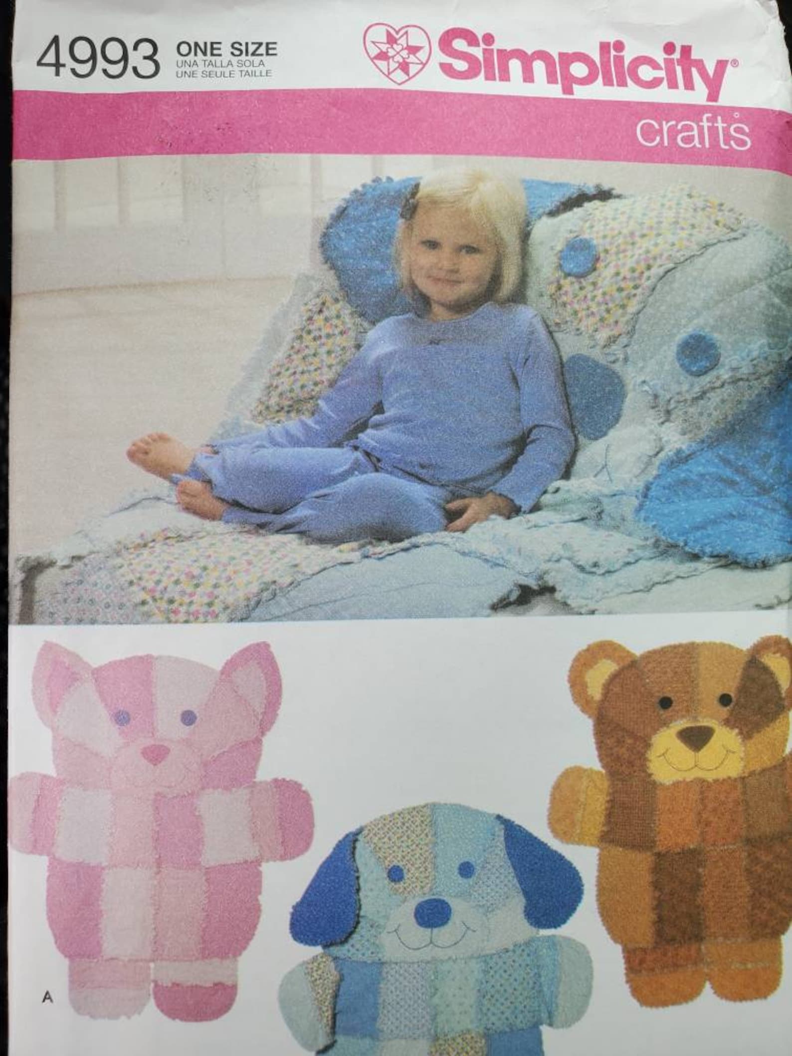 Simplicity 4993 sewing pattern Longia Miller Design Rag Quilt | Etsy
