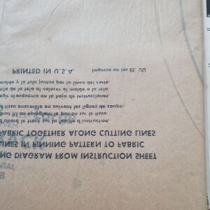 NOT a Copy or Reproduction Butterick 9982 Sewing Pattern Size Large 18 ...