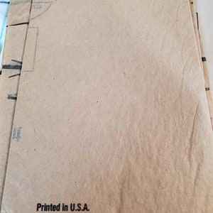 UNCUT and FF Pattern Pieces Vintage Butterick 5100 Sewing Pattern Size ...