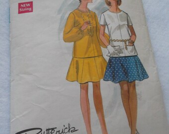 Butterick 5316 Misses' Top and Skirt Sewing Pattern, UNCUT, Size 14 ...