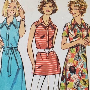 Simplicity 5506 Sewing Pattern Size 18 Tunic or Dress 70s Fashions - Etsy