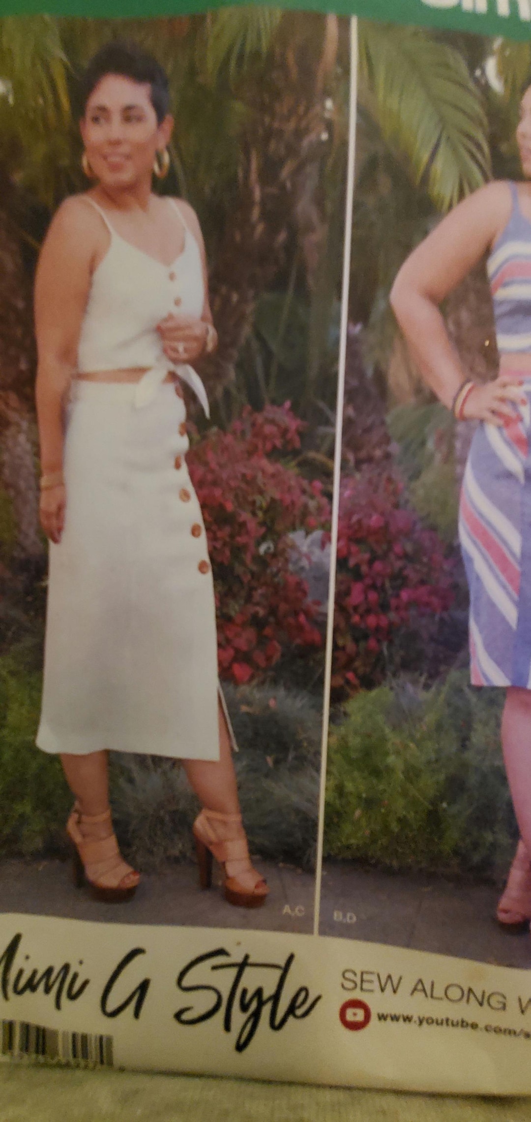 RARE Simplicity S9450 Sewing Pattern Mimi G Style Sizes 16 Thru 24 Knit ...