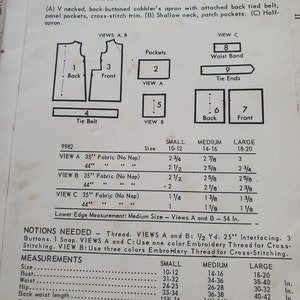 NOT a Copy or Reproduction Butterick 9982 Sewing Pattern Size Large 18 ...