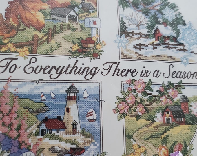 Never Opened Dimensions Cross Stitch Kit A Season for Everything Number ...