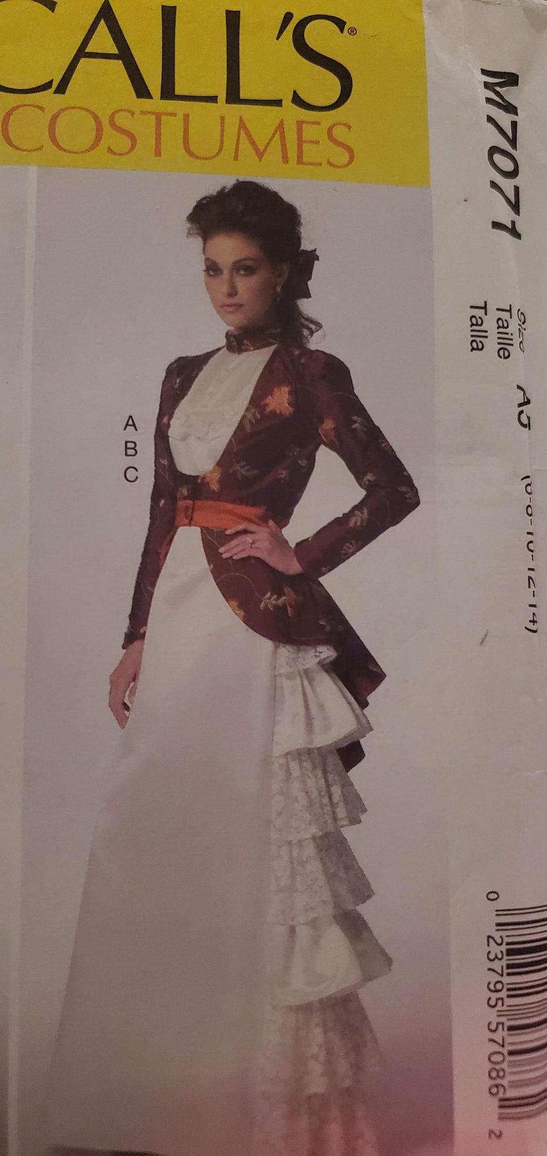 Jacket, Blouse and Skirts Costume Mccall's 7071 Sewing Pattern Sizes 6 ...