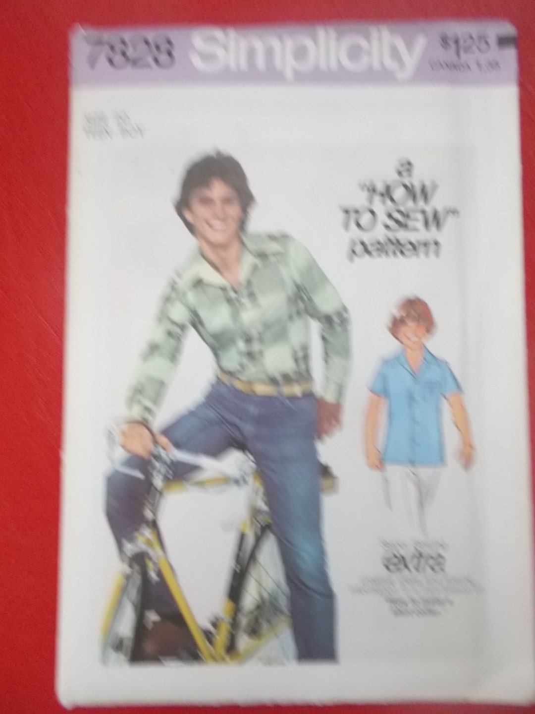 UNCUT and FF Pattern Pieces Size 20 1970s Teen Boys Shirt Vintage ...