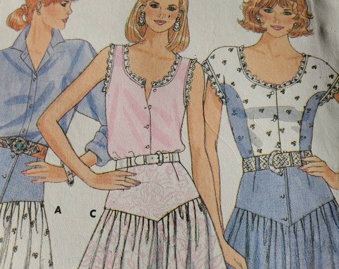 Butterick 5607 Sewing Pattern Skirts Sizes 8-10 12 Uncut and FF Pattern ...