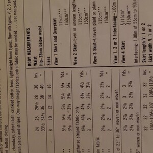 Simplicity 6338 Sewing Pattern Size 16 Skirt Options Uncut AND FF ...