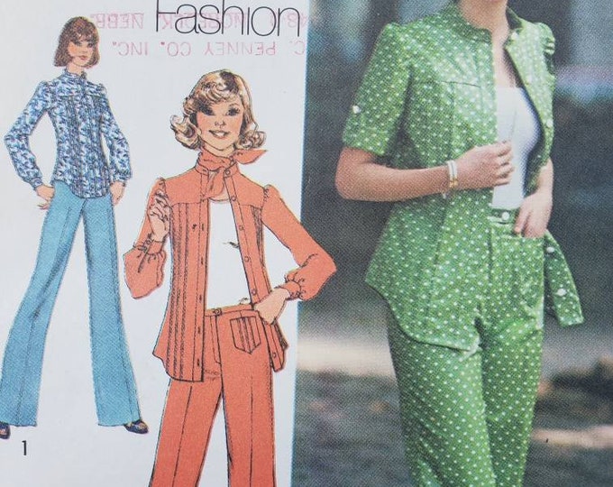 Simplicity 6792 Sewing Pattern Shirt, Pants and Scarf Size 10 Cut ...