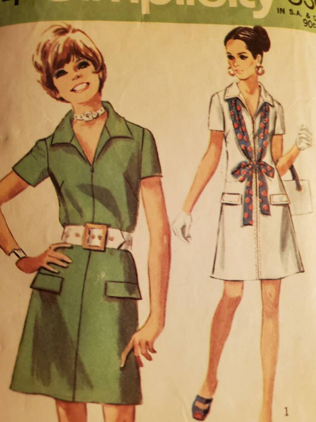 Simplicity 8874 Sewing Pattern Size 10 Jiffy Dress in Two Lengths - Etsy