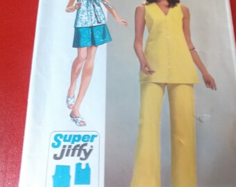 Simplicity 8830 Pattern for Misses' Super Jiffy Mini Skirt, Overblouse ...