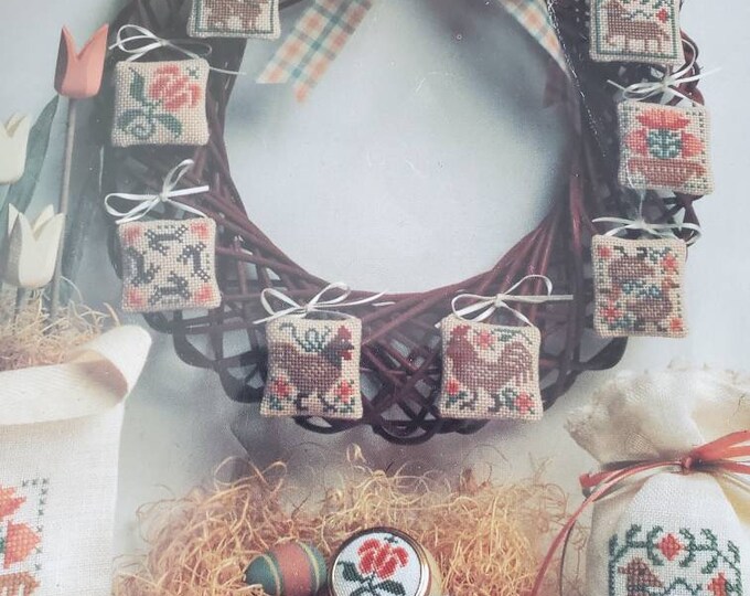 Vintage the Prairie Schooler Designer Series Spring Miniatures Cross ...