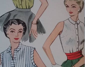 UNCUT and FF Pattern Pieces Vintage Simplicity 9014 Sewing | Etsy