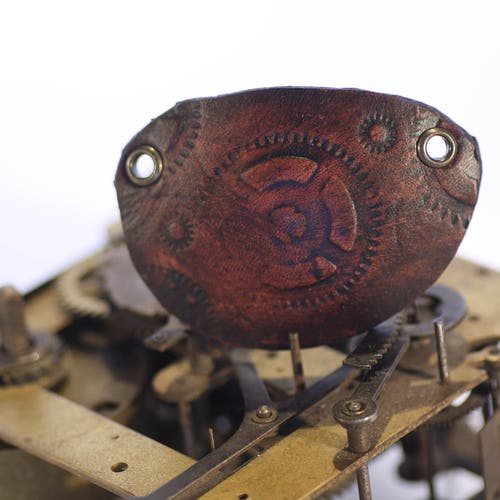 Black Leather White Stitching Eye Patch Metal Gear Solid Snake - Etsy