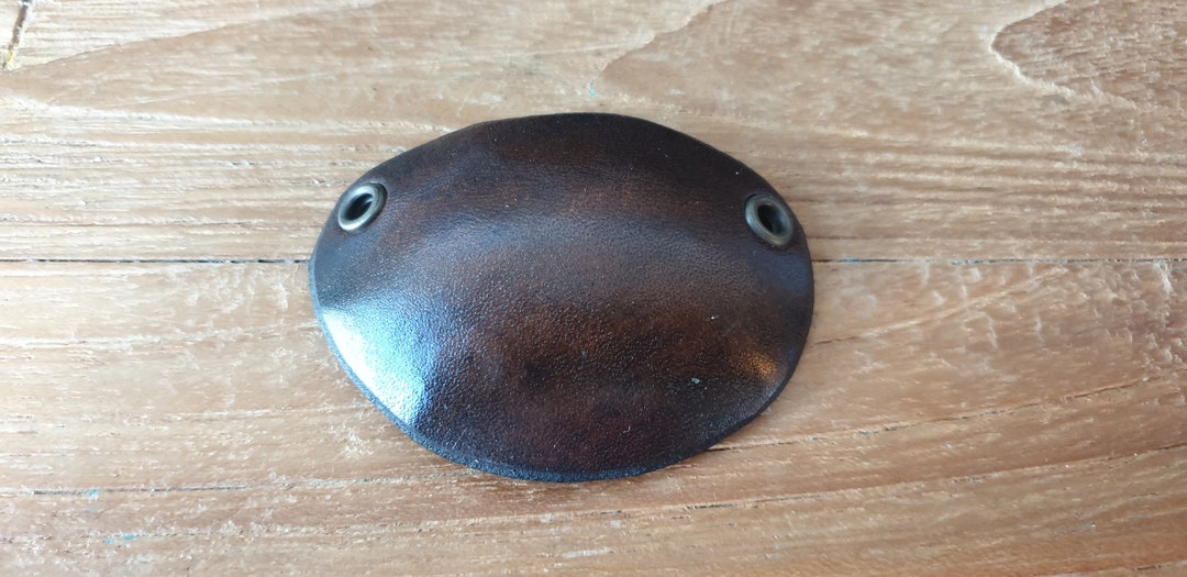 Steampunk Leather Eye Patch , Plain Brown LEFT EYE - Etsy