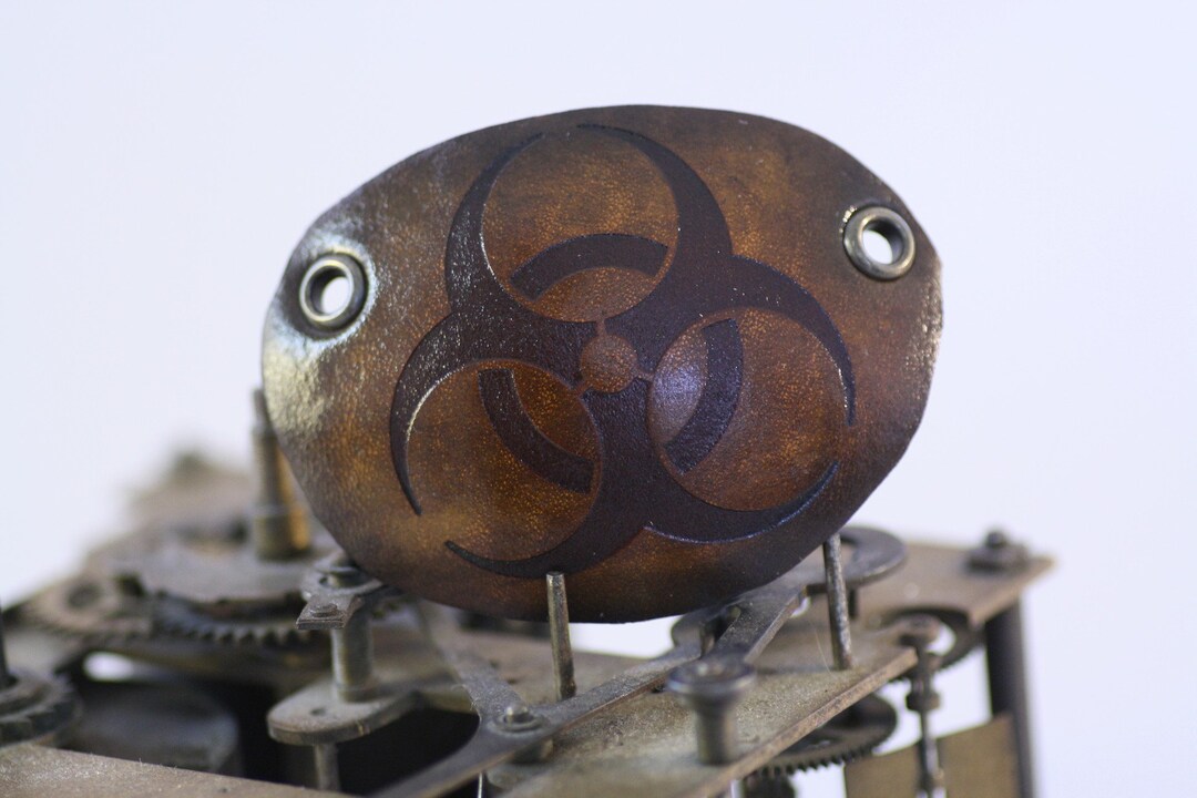 Leather Eye Patch, Biohazard - Etsy