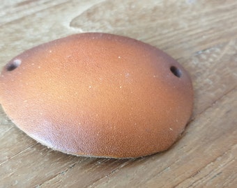 Orange Leather Eye Patch - Etsy