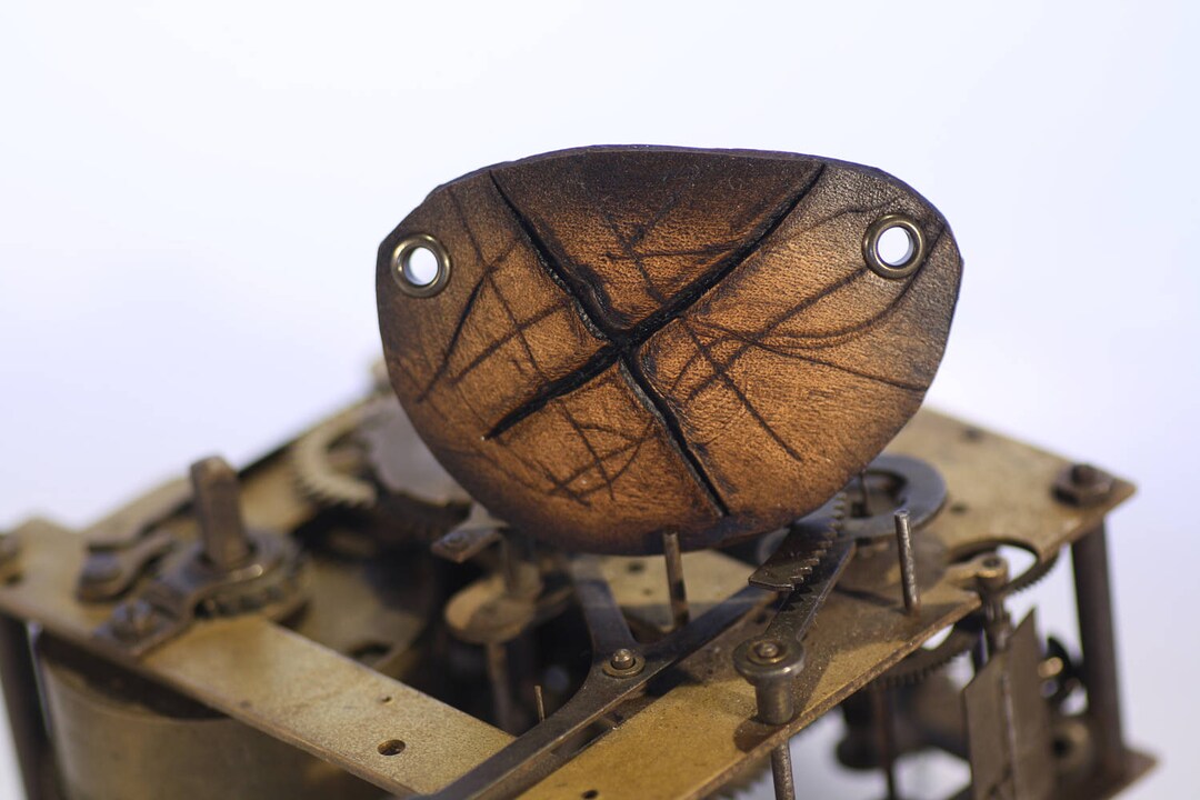 Leather Eye Patch, Scratched - Etsy