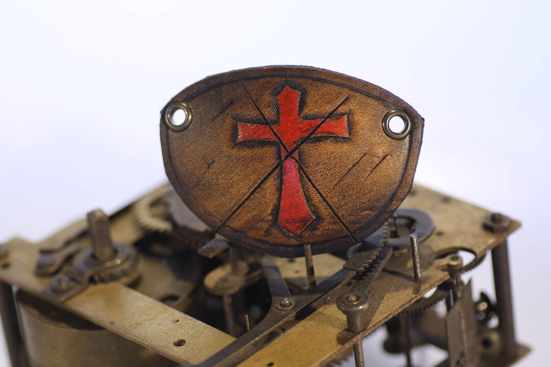 Leather Eye Patch, Distressed Cross - Etsy