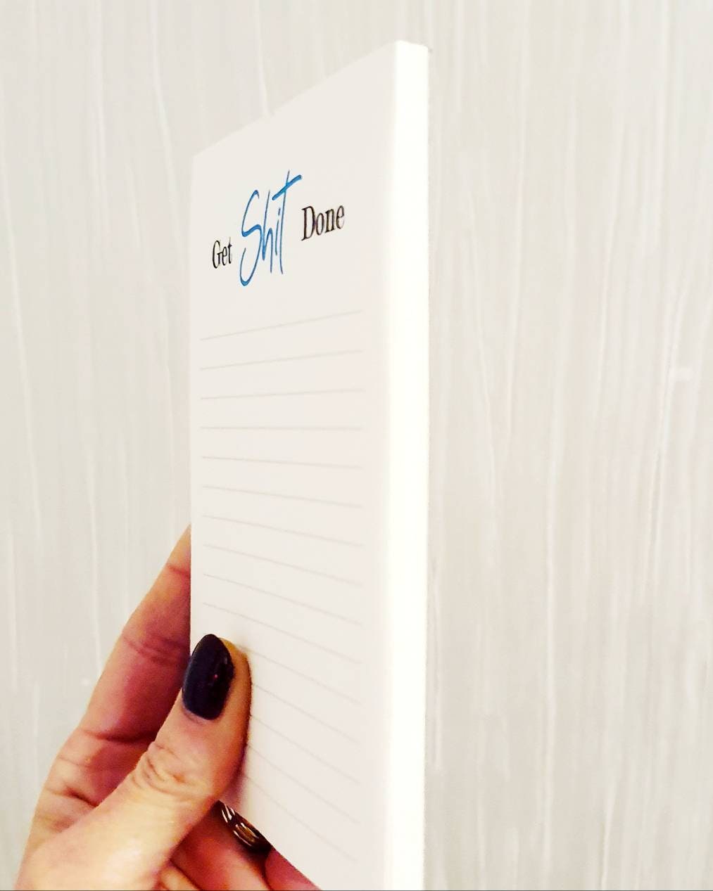 Get Shit Done, to Do List, Planner Pages, Personalised Notepad, Tear ...
