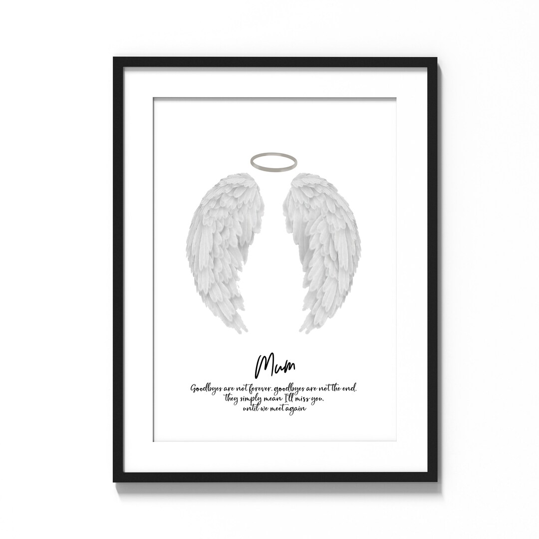 Memorial Print in Loving Memory Remembrance Gift Memorial - Etsy