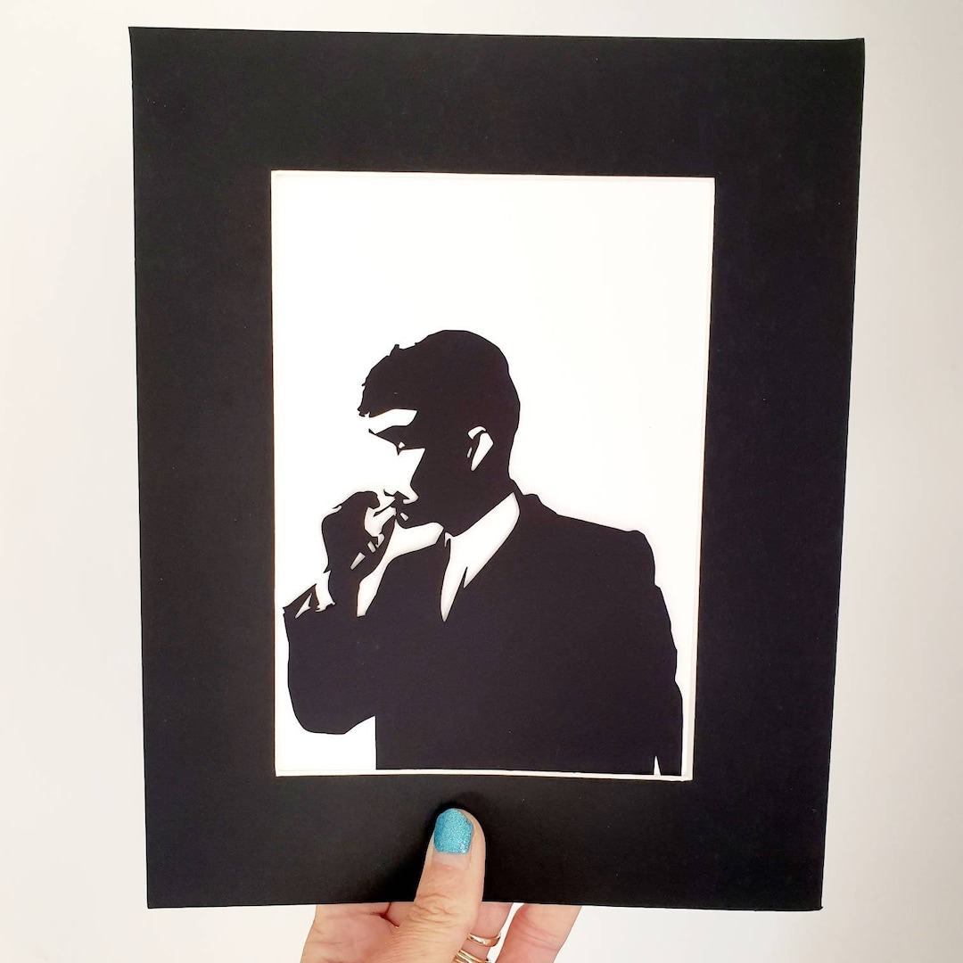 Papercut Peaky Blinders Tommy Shelby Fan Art Silhouette - Etsy