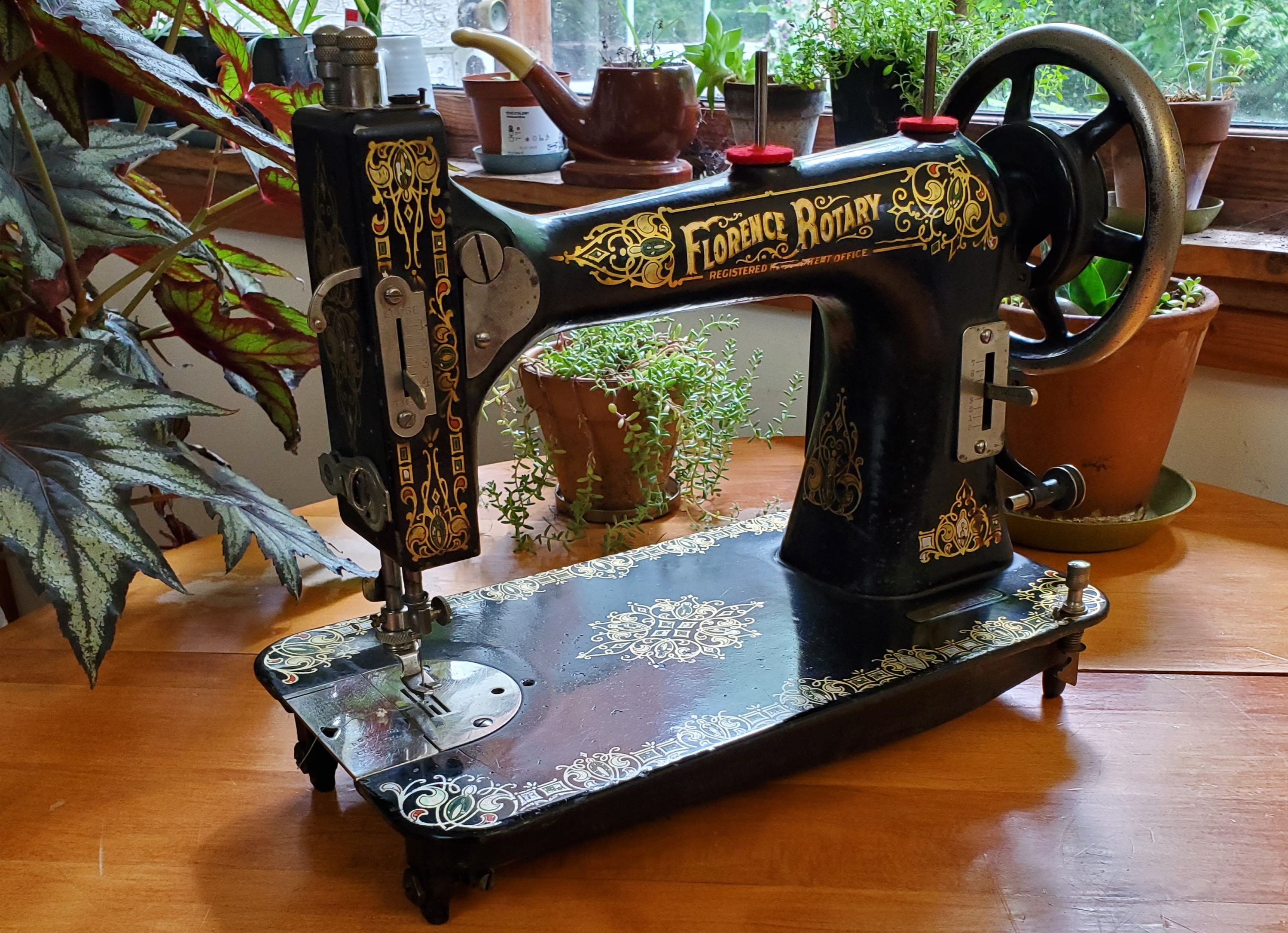 Restored by Stagecoach Road, Florence Rotary Vintage Sewing Machine ...