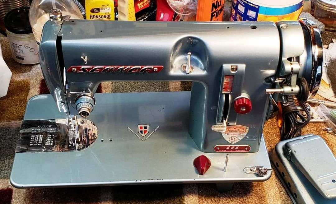 Restored by Stagecoach Road, Sewmor 606 Vintage Sewing Machine-made in ...