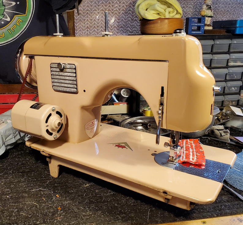 Refurbished by Stagecoach Road, Sew Mor 740 Vintage Sewing Machine ...