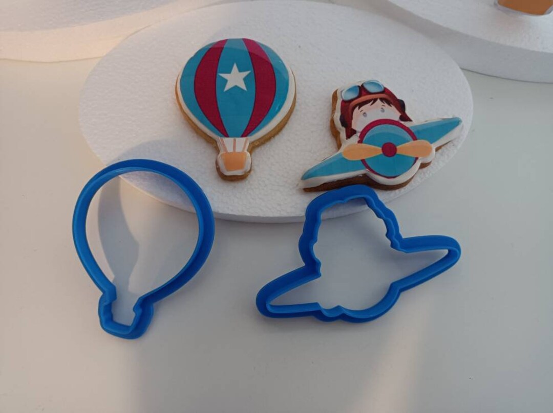 Baby Aviator Cookie Cutter, Hot Air Balloon Cookie Cutter, Custom Party ...