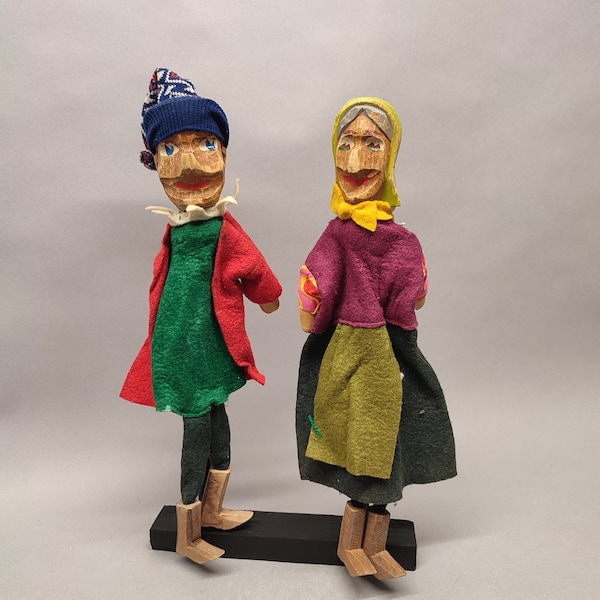 Wooden Hand Puppets - Etsy