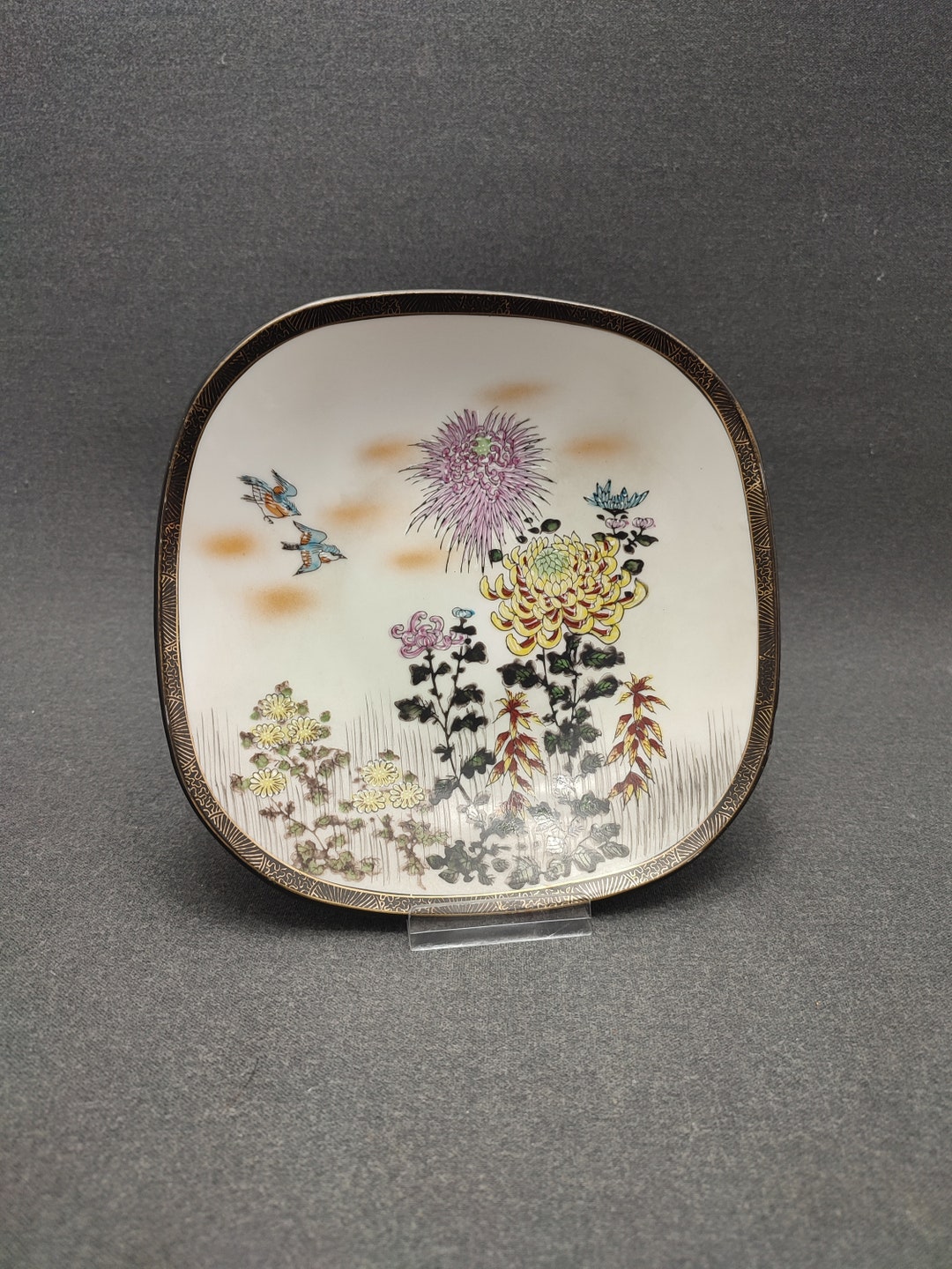 Tokusei Japanese Bowl 1930/1939 Natural Decorated - Etsy