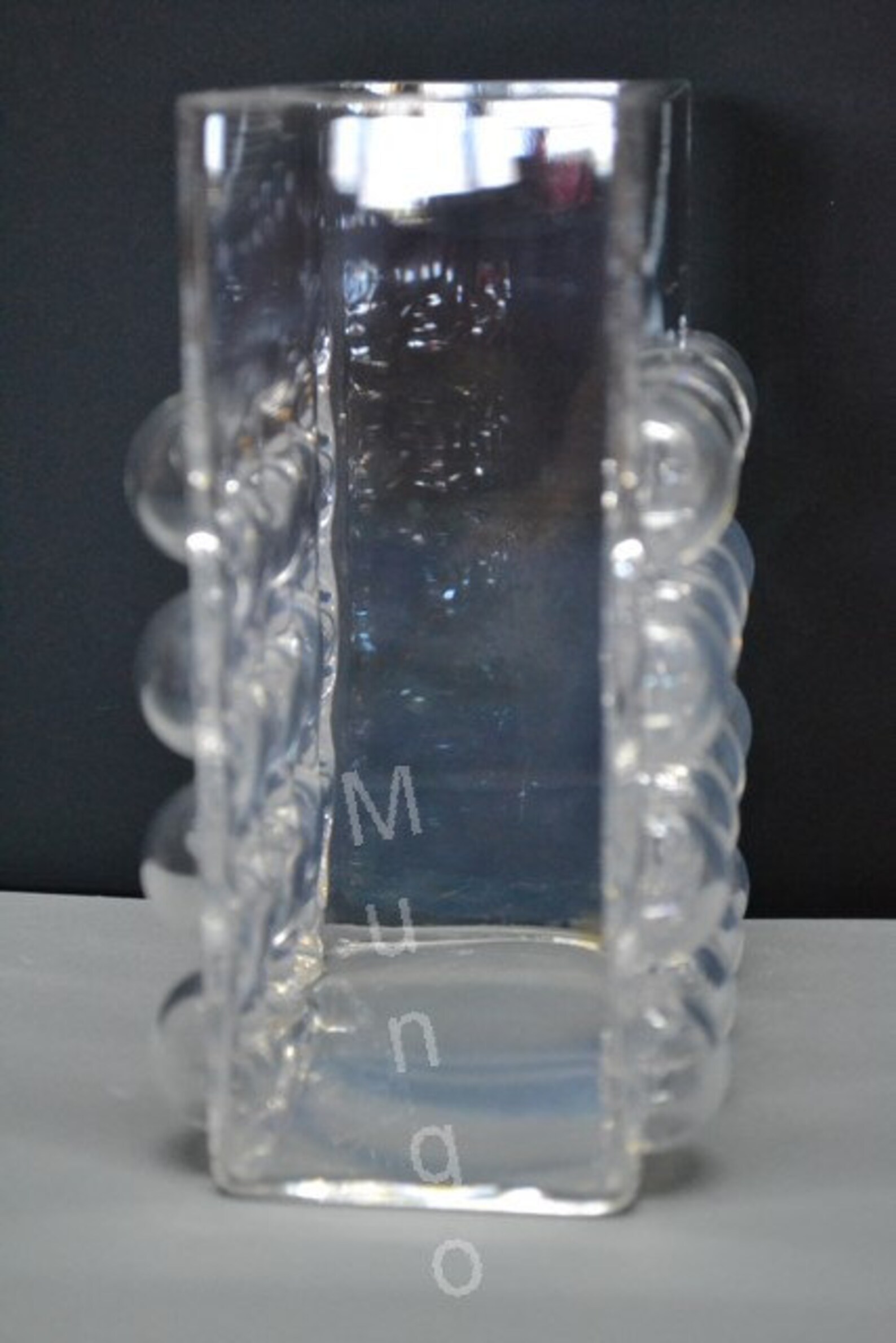 Peill & Putzler Bubble Glass Block Vase Design Germany - Etsy