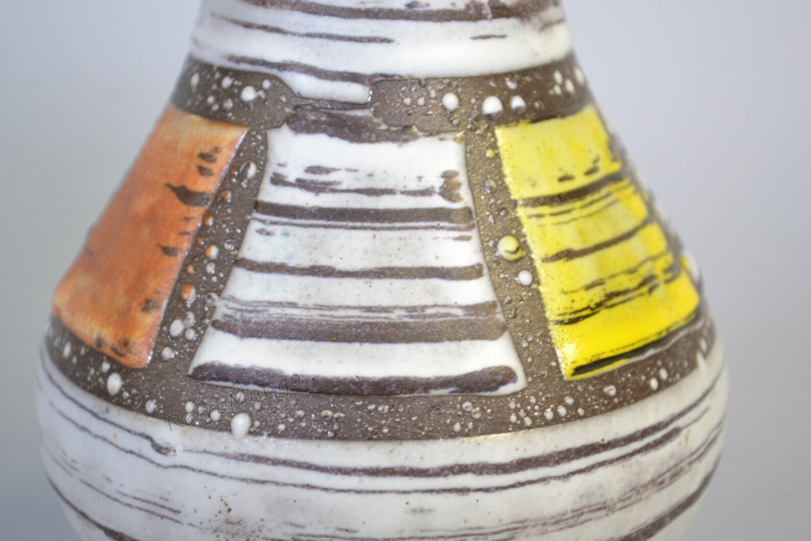 Small West German Pottery Vase by Jasba - Vintage Retro WGP - Etsy