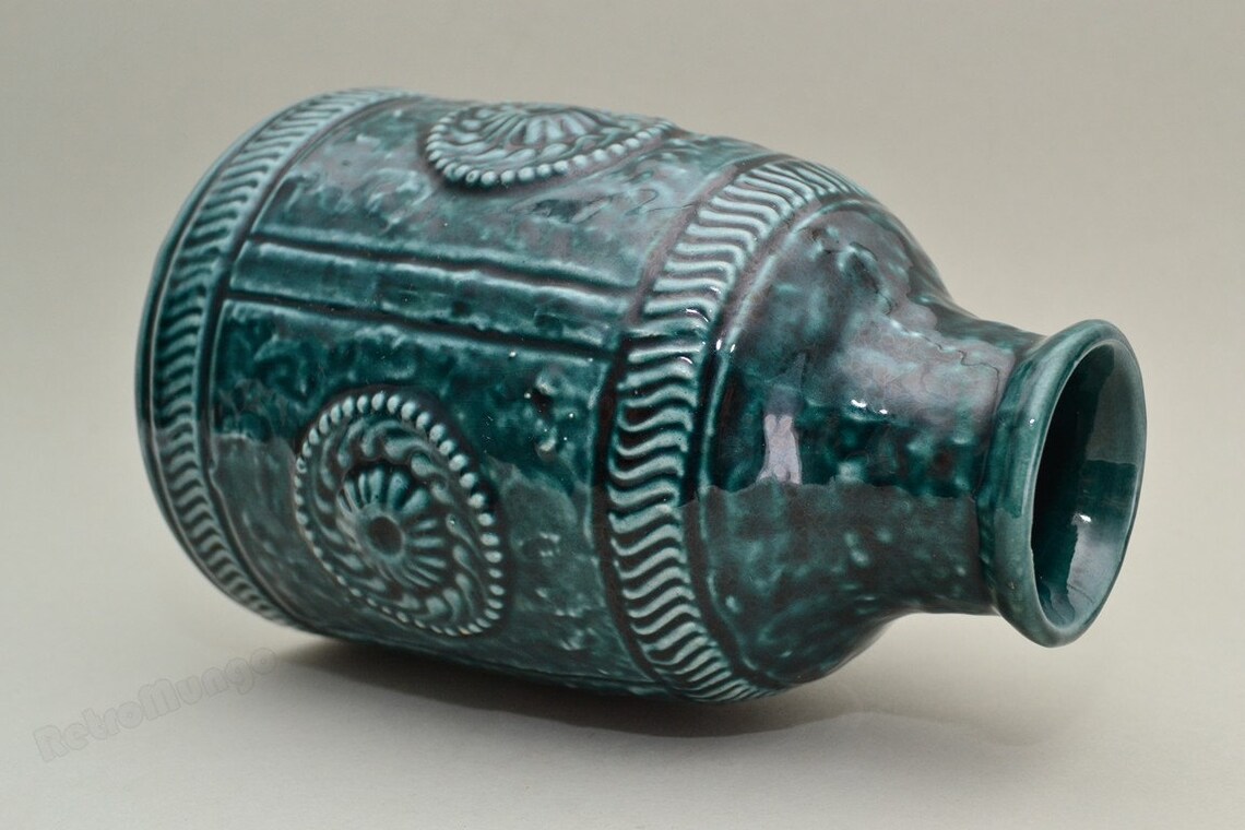 West German Pottery vase by Jasba 1510 18 retro | Etsy