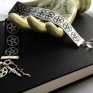 Fortuneteller's Bookmark With Tarot Suit Charms and Pentacle Weave ...