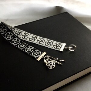 Fortuneteller's Bookmark With Tarot Suit Charms and Pentacle Weave ...