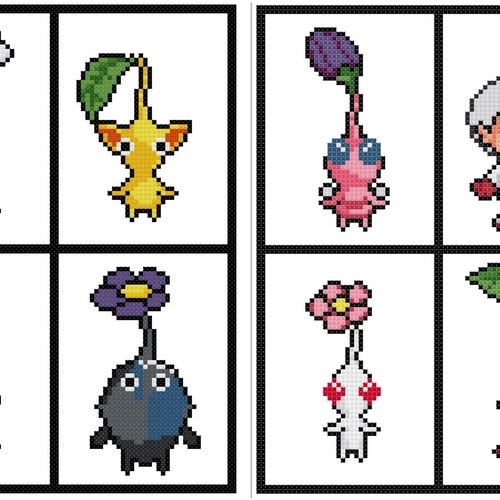Pikmin Cross Stitch Pattern | Etsy