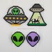 Alien Magnets Alien Refrigerator Magnets Alien Locker - Etsy
