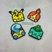 Pokemon Coasters Pokemon Butt Coasters Squirtle Coaster Charmander ...