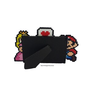 Mario and Princess Peach Picture Frame - Couples Picture Frame - Nerdy ...