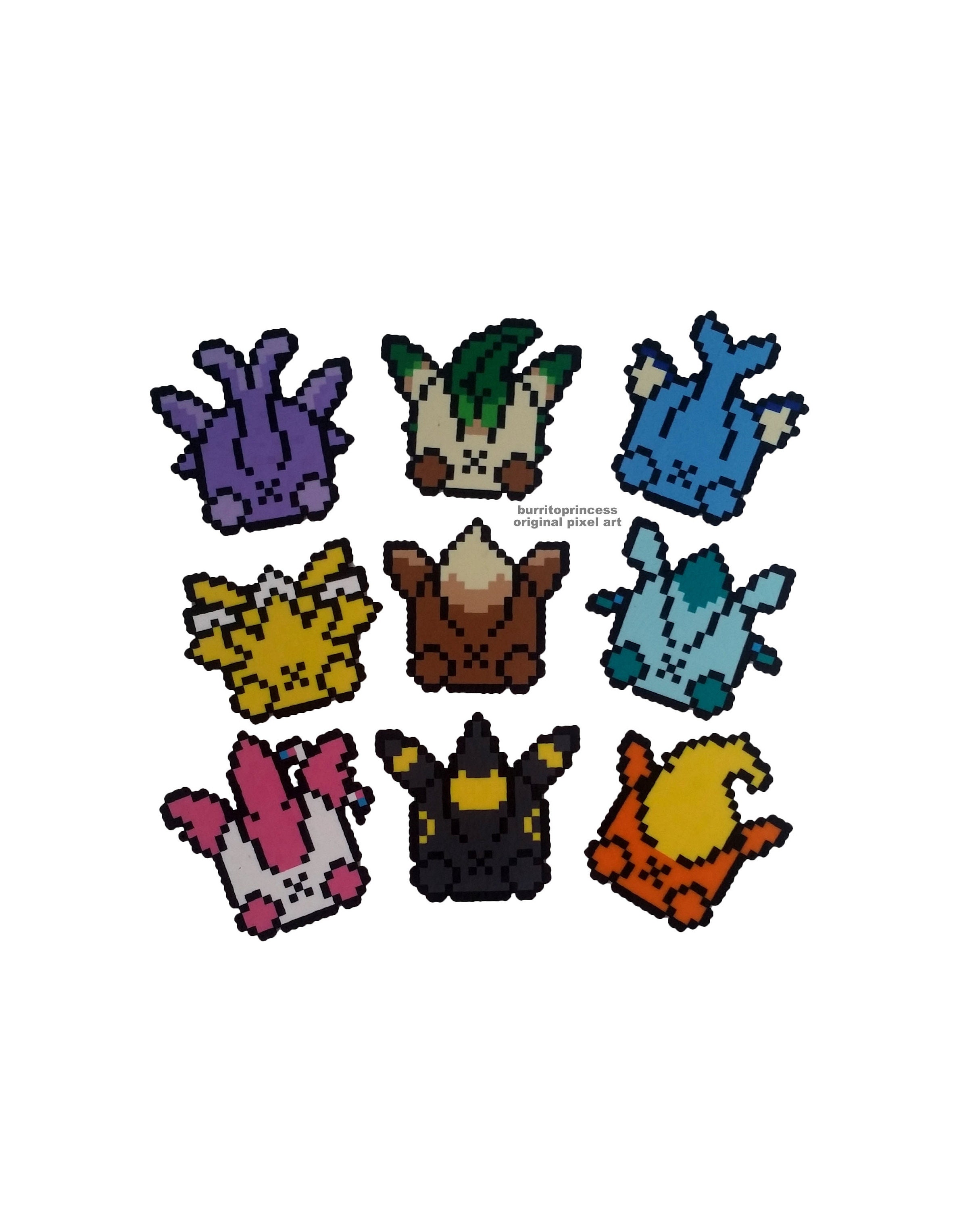 Pokemon Coasters Pokemon Butt Coasters Eevee Coaster | Etsy