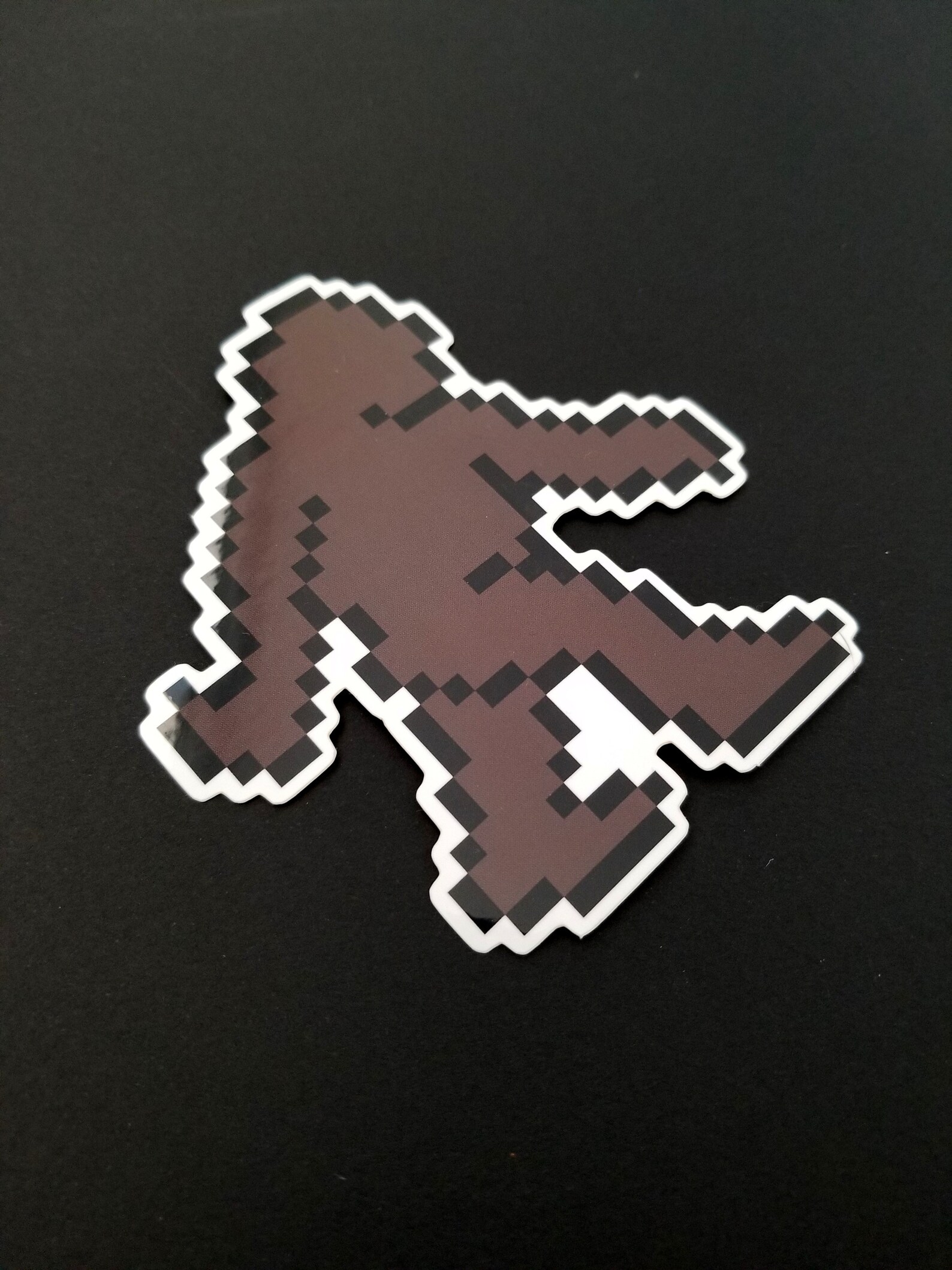 Bigfoot Sticker Cute and Kawaii 8 Bit Pixel Art Vinyl | Etsy