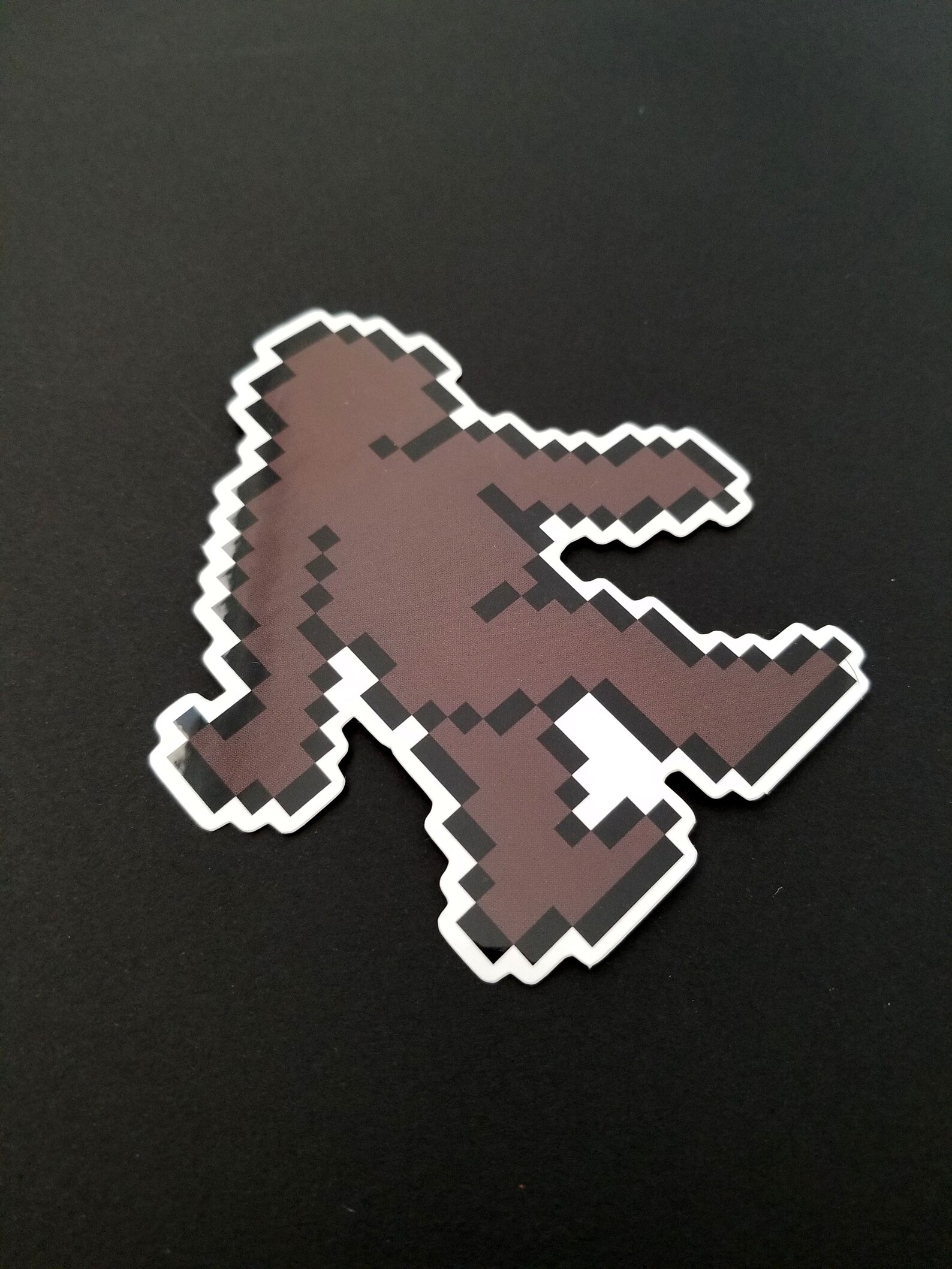 Bigfoot Sticker Cute and Kawaii 8 Bit Pixel Art Vinyl | Etsy