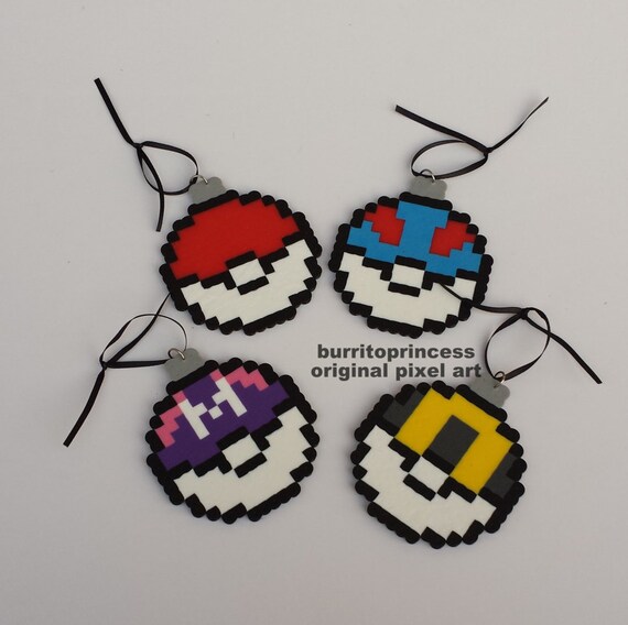 Pokeball Christmas Bulbs Pokeball Christmas Ornament | Etsy